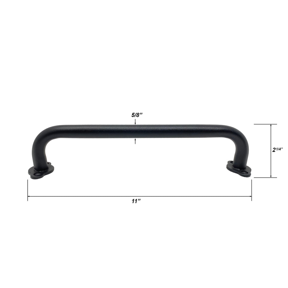 11" Traditional Pull Handle | Matte Black