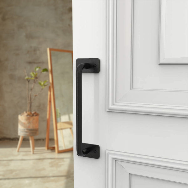 8" Industrial Pull Handle | Matte Black
